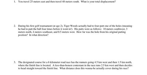 Vectors Addition Worksheet PDF Form FormsPal