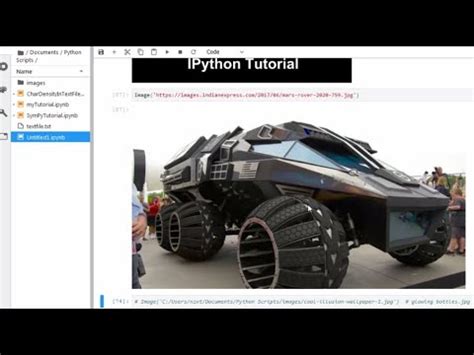 How To Display Images In Ipython Jupyter Notebook Youtube