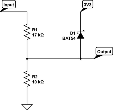 comparator input circuit for gpio of a 3 3v tolerant microcontroller