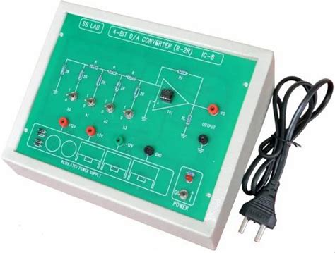 4bit da converter r 2r for laboratory model name number ic 8 at