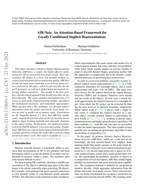 Pdf Air Nets An Attention Based Framework For Locally Conditioned