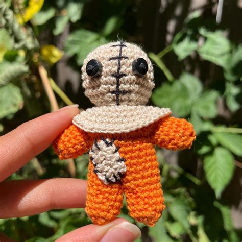 Microcrochet Sam Trick R Treat Doll Crochet Sam Doll Halloween Doll Miniature Sam Doll Etsy