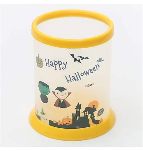 [펠트친구] 할로윈 투명연필꽂이만들기 투명스티커포함 원형연필 티몬