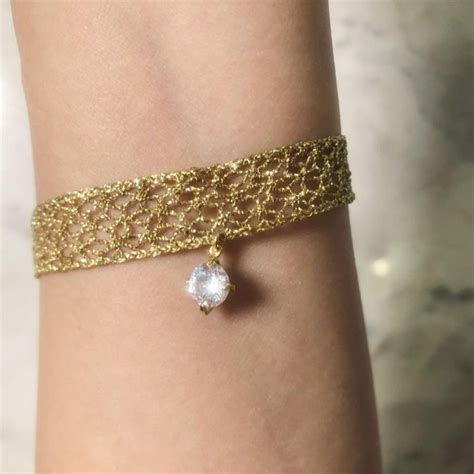 도쿄 골드 큐빅 초커 목걸이 헬로마켓