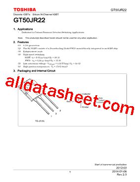50JR22 Datasheet(PDF) - Toshiba Semiconductor