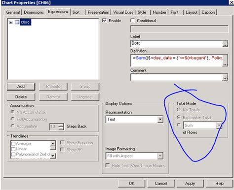 remove total in qlikview chart but total mode is n qlik community