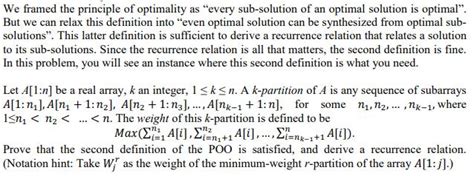 [solved] we framed the principle of optimality as solutioninn