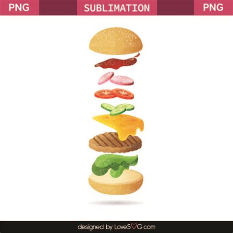 Burger Sublimation File 