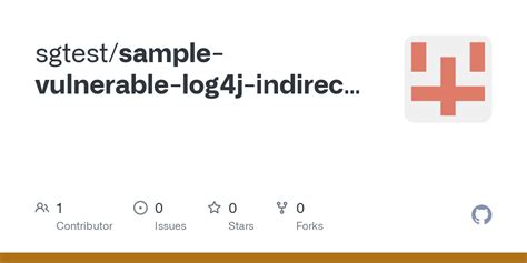 Github Sgtestsample Vulnerable Log4j Indirect App