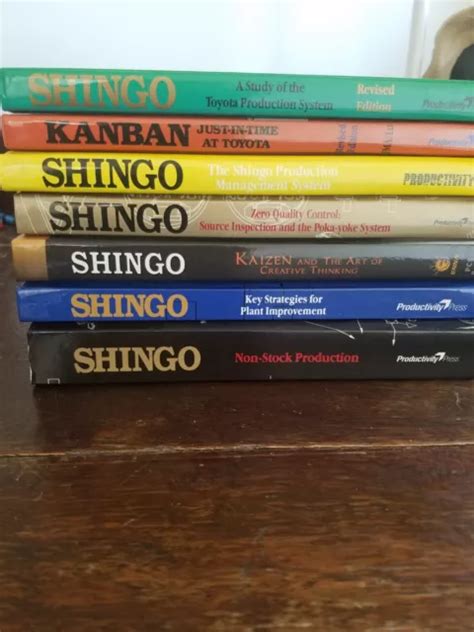 Shigeo Shingo Workplace Management Manufacturing 7 Books Kaizen