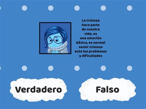 ¿que Aprendi Sobre Las Emociones True Or False