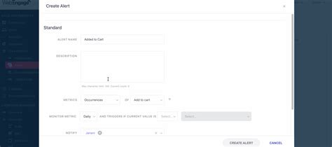 Custom Alerts