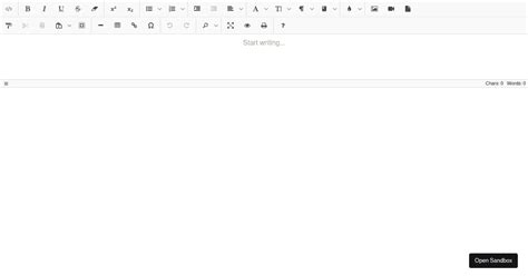 testing codesandbox
