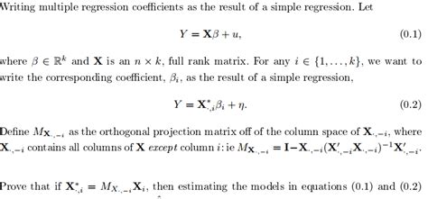 Projection Matrix And Linear Model Question About Notation Cross Validated