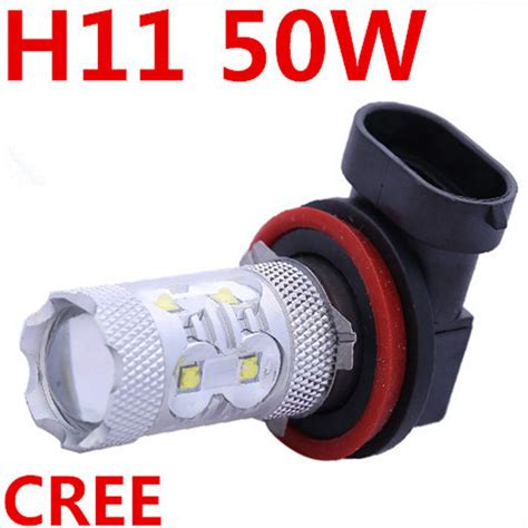 Купить Светодиодные h11 50Вт туман белый свет высокой мощности привело ...