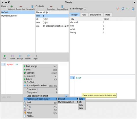 Github Pharo Spec Chest