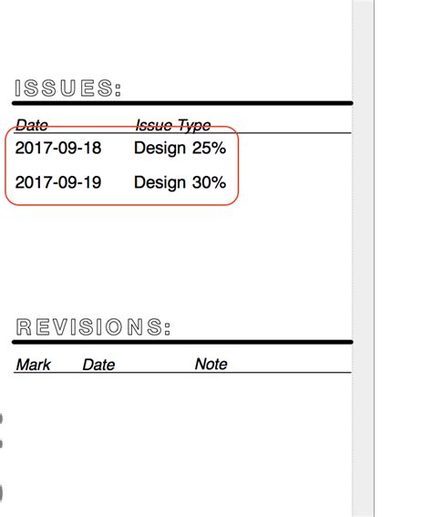 Vw2018 Title Block Border Issue And Revision Lists Double Spaced Troubleshooting Vectorworks