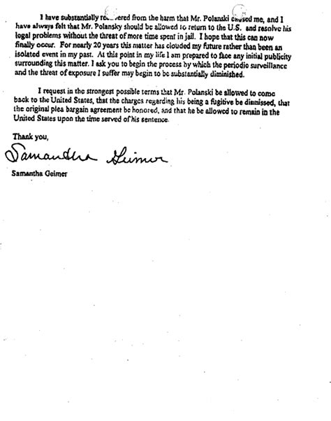 Example Of A Letter To A Judge For Leniency Letter To Plea For