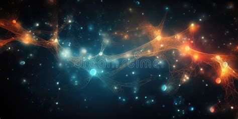 Abstract Neural Background Ai Generated Stock Image Image Of Machine Visualization 300773063