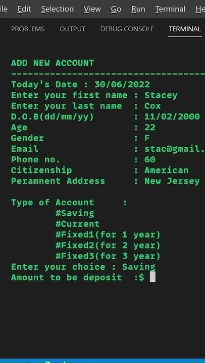 C Programming Projectbank Management System 20 In C Programmingfull Series Coming Soon