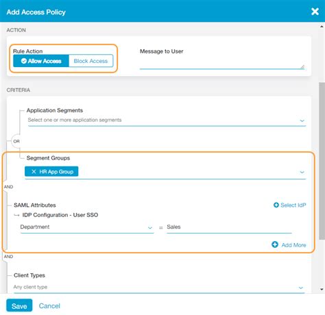 Access Policy Configuration Examples Zscaler