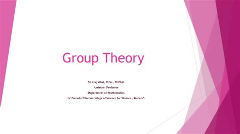 Group Theory Discrete Mathematicspptx