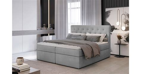 Boxspring Postelja Loree 180x200 Cm Monolith 84 Mega Pohištvo