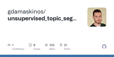 Github Gdamaskinosunsupervisedtopicsegmentation