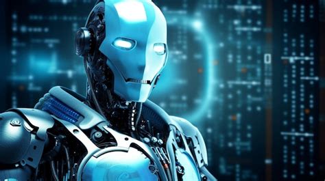 Premium Ai Image Robot Electronic Access Authentication System