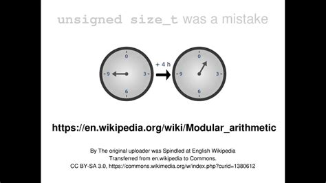 In C Using Unsigned Type For Sizet Was A Mistake Youtube