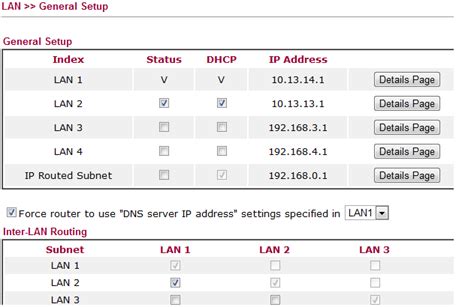 Draytek Setup For Handling Two Separated Lans Abp Tech