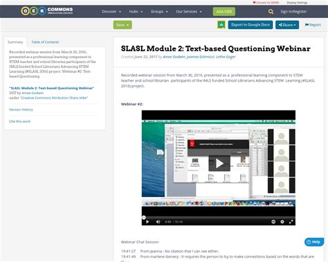 Slasl Module 2 Text Based Questioning Webinar Oer Commons