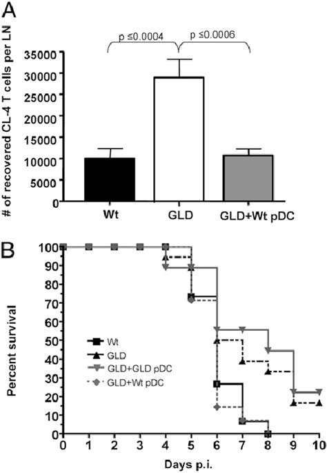 Donnor Wt Pdcs Reduce Iav Specific T Cell Numbers And Cause Enhanced