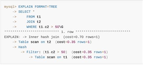 Hash 조인 이해하기 With Mysql