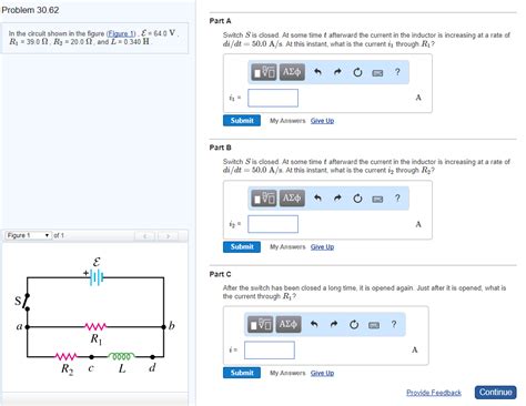 solved problem 30 62 part a in the circuit shown in the