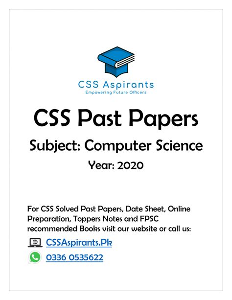 Solution Computer Science 2020 Studypool