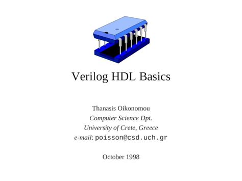 Ppt Verilog Basics Dokumen Tips