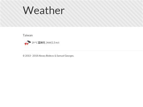 Weather Openweathermap Plugin October CMS