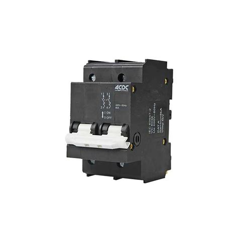 Acdc 125a 13mm 6ka 2 Pole C Curve Circuit Breaker Geewiz