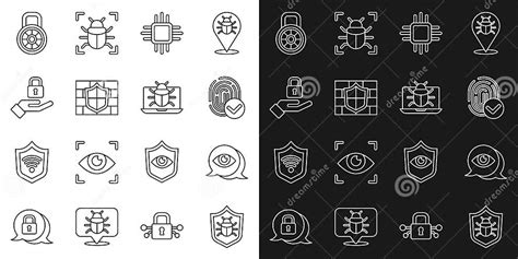 Set Line System Bug Eye Scan Fingerprint Processor With