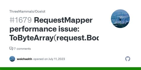 requestmapper performance issue tobytearray request body · issue
