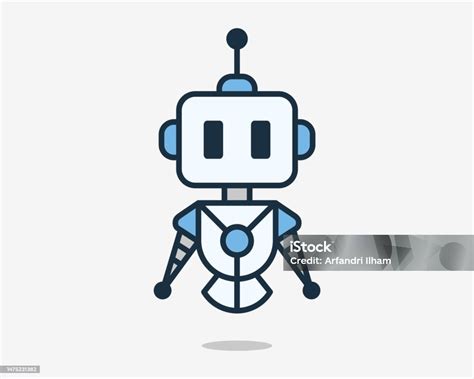 로봇 사이보그 로봇 사이버 휴머노이드 보조 봇 미래 기계 플랫 마스코트 벡터 디자인 일러스트 레이 션 로봇 수술 시스템에 대한 스톡 벡터 아트 및 기타 이미지 Istock