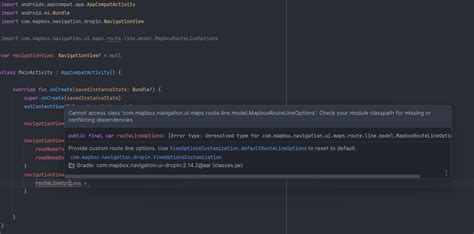 Android Studio Cannot Access To Mapboxroutelineoptions · Issue 7501