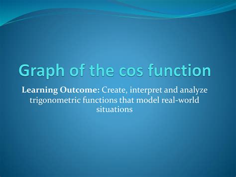 Solution 2 Graph Of Cos Math Studypool