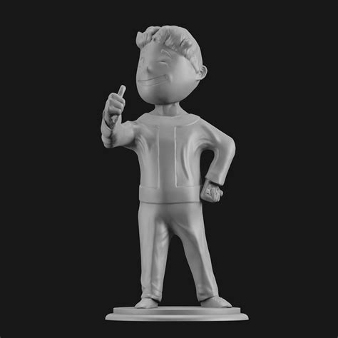 Vault Boy 3d Printing Model Stl