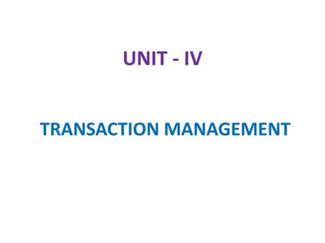 unit 4 pptx
