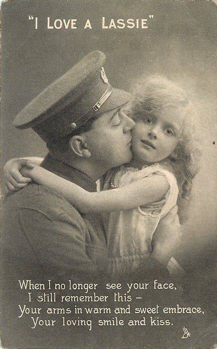 I Love A Lassie When I No Longer See Your Face Smile And Kiss Tuckdb Postcards