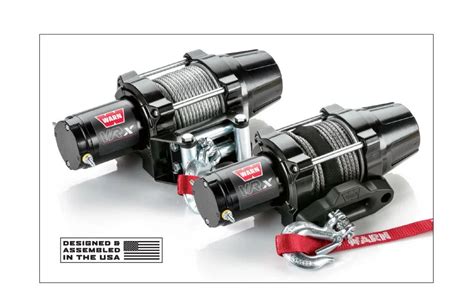 The Warn Powersports Winch Lineup Axon Vrx And R Series Warn