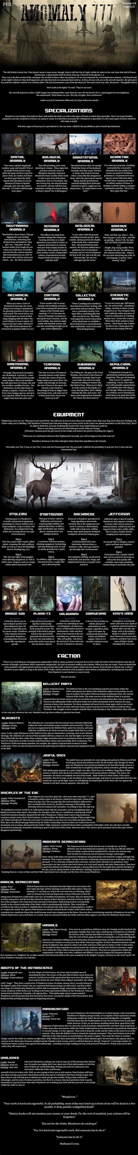 anomaly 777 cyoa create your own adventure writing fantasy