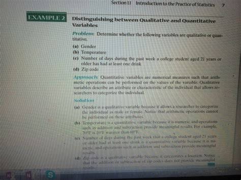determine whether the following variables are